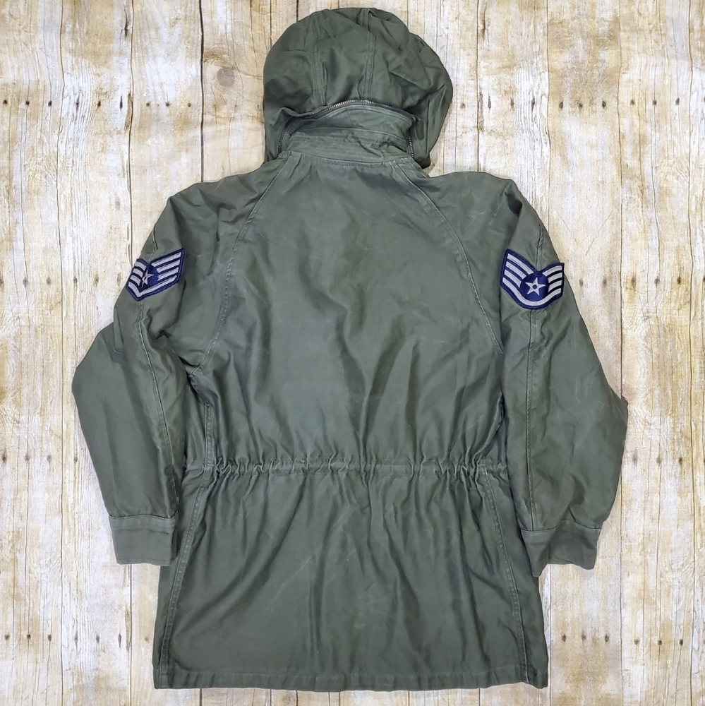 Vtg 1961 Usaf Air Force Field Jacket Size Sm Reg Cott… - Gem